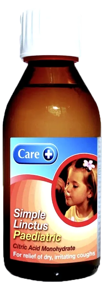 Care Simple Linctus Paediatric – MEDILAND PHARMACY